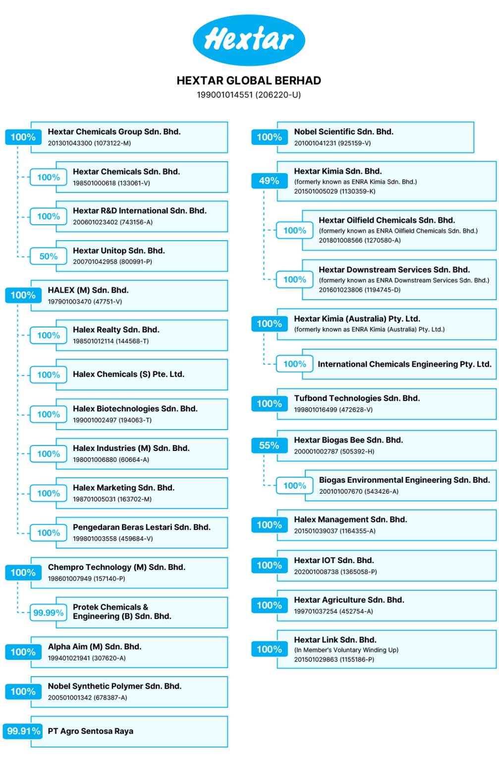 Corporate Structure | Hextar Global Berhad
